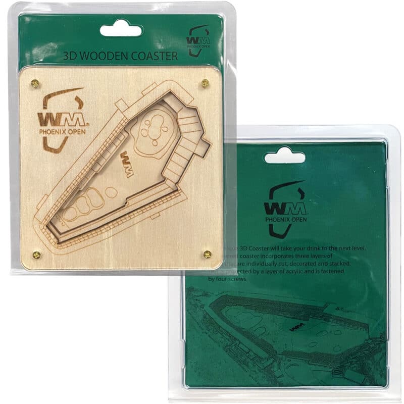 3D Wood Coaster - Heritage CAA