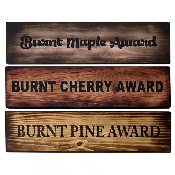 Burnt Wood Man Cave Sign - Heritage CAA