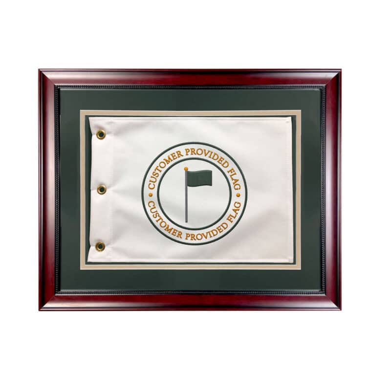Standard Framed Customer Provided Embroidered Flag - Heritage CAA