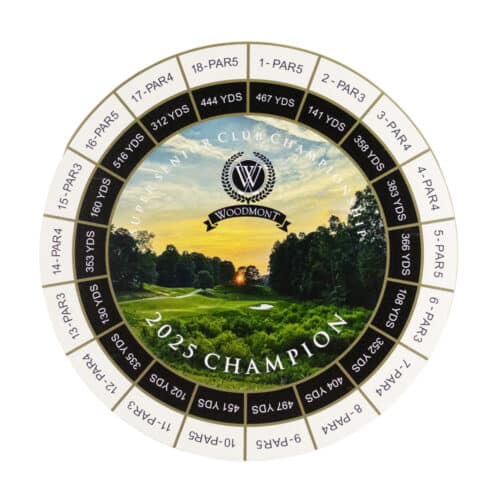 Wooden Challenge Coin / Poker Chip - Heritage CAA